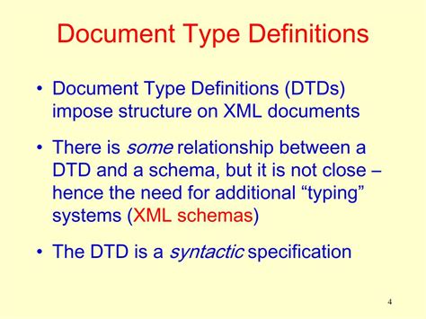 PPT DTD Document Type Definition PowerPoint Presentation Free
