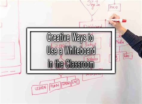 Creative Ways To Use A Whiteboard In The Classroom