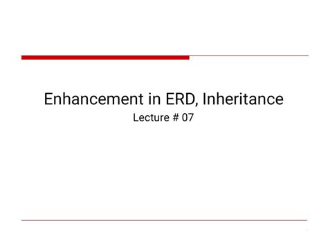 Solution Lecture Db Enhancement In Erd And Inheritance Studypool
