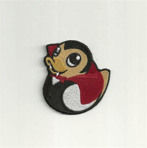 Count Duckula Rubber Duckie Patch Custom Made Etsy