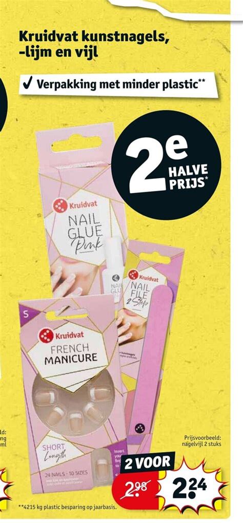 Kunstnagels Lijm En Vijl Aanbieding Bij Kruidvat