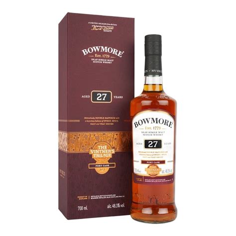Bowmore 27 Year Old Port Cask Vintners Trilogy Whisky From The