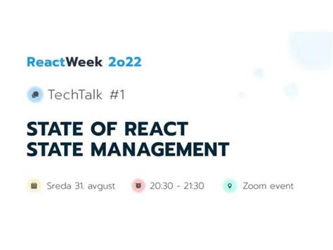 Techtalk State Of React State Management