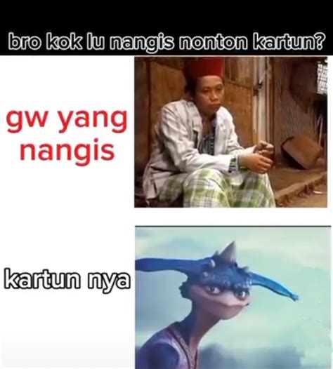 Meme Nonton Kartun Padahal Udah Gede