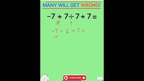 Many Will Get Wrong Answer Maths Youtubeshorts Shortvideo