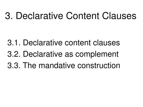 Ppt Subordination And Content Clauses Powerpoint Presentation Free