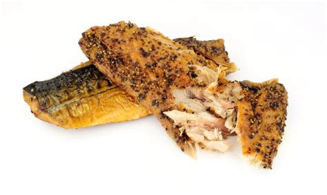 Peppered Smoked Mackerel Fillets Stock Image Image Of Peppered