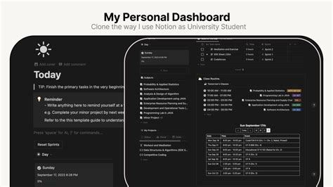 My Personal Notion Dashboard