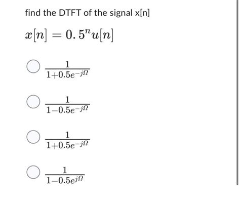 solved find z transform of the following sequence x [n] {