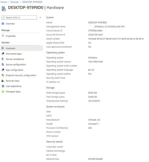 cppm intune extension wired mac not found security
