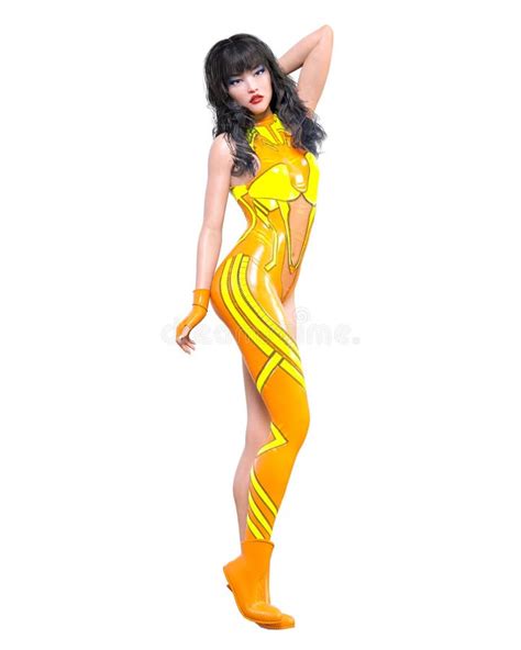D Comics Cosplay Anime Girl Stock Illustration Illustration Of Model Character