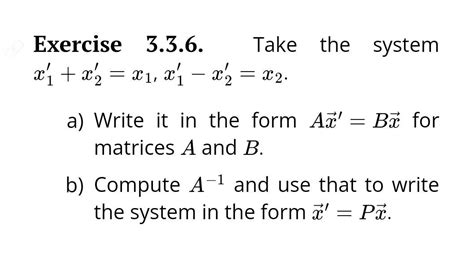 Solved Exercise 336 Take The System