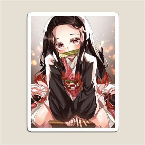 Super Sexy Cartoon Kimetsu No Yaiba Nezuko Demon Slayer Anime Girl Classic Magnet By