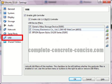 VirtualBox How To Access USB Devices Complete Concrete Concise