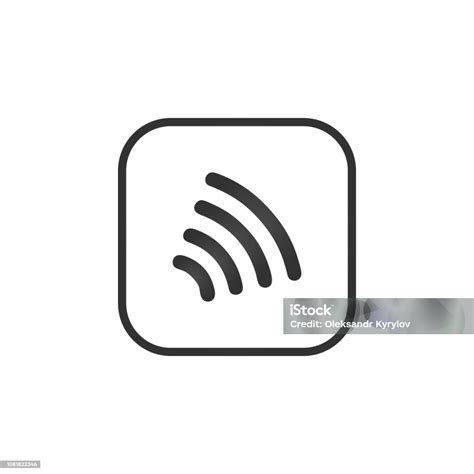 Nfc 결제입니다 Pos 단말기 신용 카드에서 비접촉 식 결제를 확인합니다 근처 필드 통신 개념 벡터 그림을 흰색 배경에
