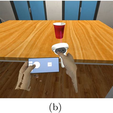 Overall Setup Of The Interface A The Overall Vr System B The Download Scientific Diagram