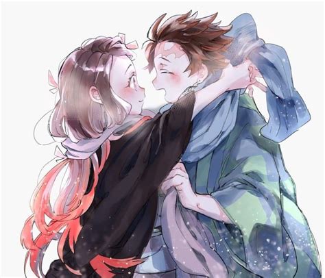 Nezuko And Tanjirou Slayer Anime Demon Anime Demon