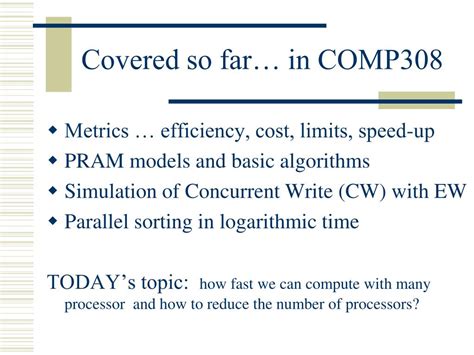 PPT Optimal PRAM Algorithms Efficiency Of Concurrent Writing PowerPoint Presentation ID