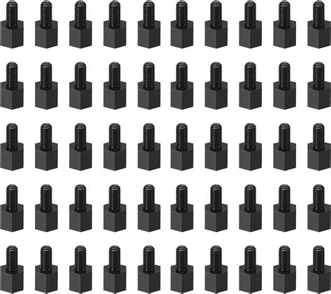 YOKIVE 150 Pcs M3 Standoff Screws Nylon Hex PCB Standoffs With High