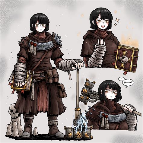 Adeptus Ministorum Warhammer 40k And 1 More Drawn By Octosoup Danbooru
