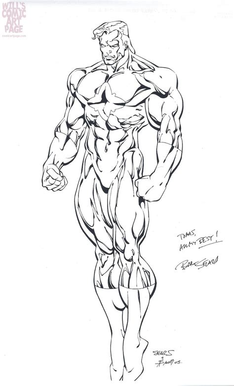 For Sale Captain Atom Drawing 2005 Jle Comic Art Comic Art Sketch Comic Art Drawing