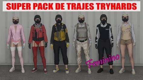 GTA 5 SUPER PACK DE TRAJES DO MODO CRIADOR FEMALE OUTFIT YouTube