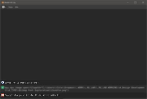 Cant Save Due To Old File Being Saved With An R Blenderhelp