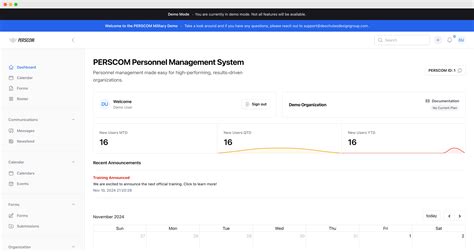 Perscom Personnel Management System