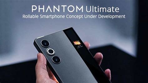Tecno Phantom Ultimate A Novelty Rollable Smartphone Concept Under