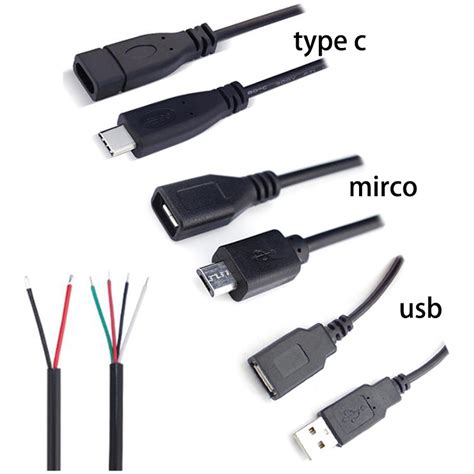 อะแดปเตอร์ขยายสายเคเบิลพาวเวอร์ซัพพลาย Usb Type A ตัวผู้ ตัวเมีย Type C