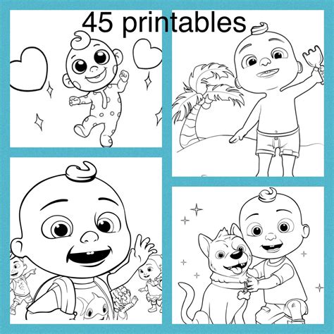 Coloring Book Cocomelon Coloring Pages