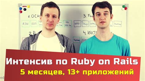 Интенсив по Ruby On Rails 5 месяцев 20 вебинаров Youtube