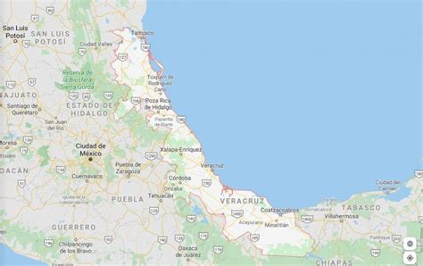 Mapa de Veracruz con municipios Estado de Veracruz México Mapas top