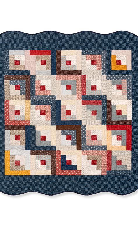 Simple Log Cabin Quilting Tutorial Missouri Star Quilt Co Curved