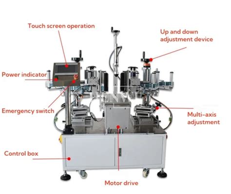 Double Heads Double Sides Label Sticker Adhesive Applicator Container