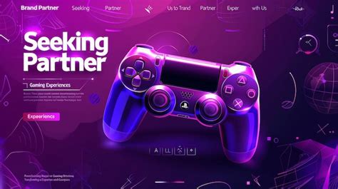 A Purple Game Controller With A Purple Background And A Purple