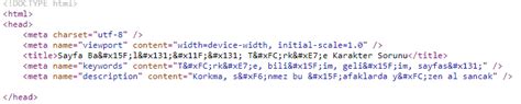 Aspnet Core Mvcde Türkçe Karakterlerin Kaynak Kodlarında Bozuk Görünmesi