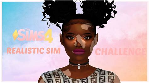 REALISTIC SIM CHALLENGE THE SIMS 4 CAS CHALLENGE YouTube