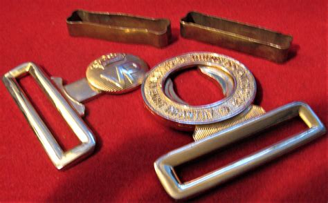 Ppcli Solid Brass Belt Buckle Shoulder To Shoulder Collectibles