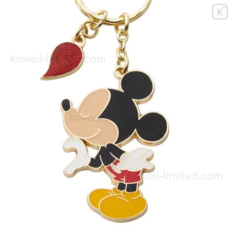 Japan Tokyo Disney Resort Metal Keychain Set Mickey Mouse And Minnie