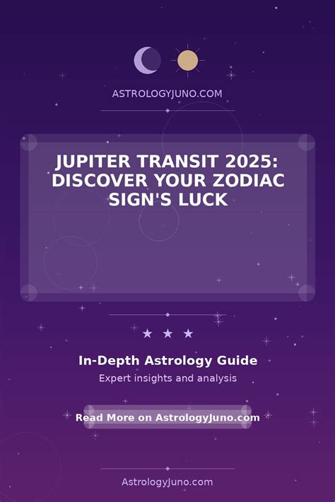 Jupiter Transit 2025 Zodiac Signs And Luck Astrology Juno