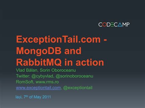 Mongodb And Rabbitmq In Action Ppt