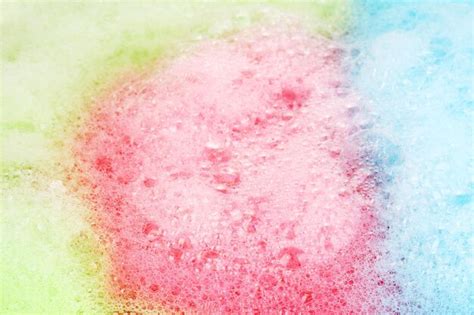 Premium Photo Abstract Color Foam Closeup