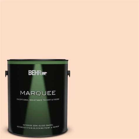 BEHR MARQUEE 1 Gal 250C 2 Sugared Peach Semi Gloss Enamel Exterior
