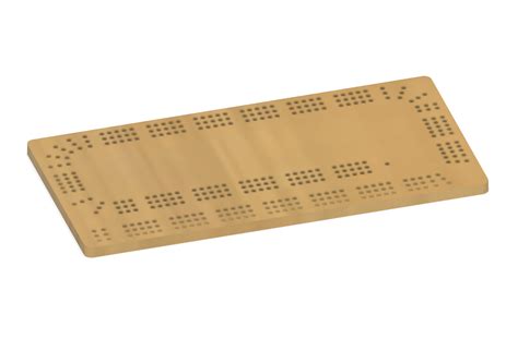 Rectangular Cribbage Board Template Laser Ready Digital Download