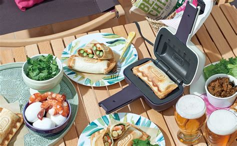 Amazon 【toffyトフィー】 ハーフホットサンドメーカー K Hs3 アッシュホワイト 1枚焼き 食べ切りサイズ ミミまで