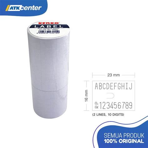 Jual Label Harga Kenko 5002 2 Baris Shopee Indonesia