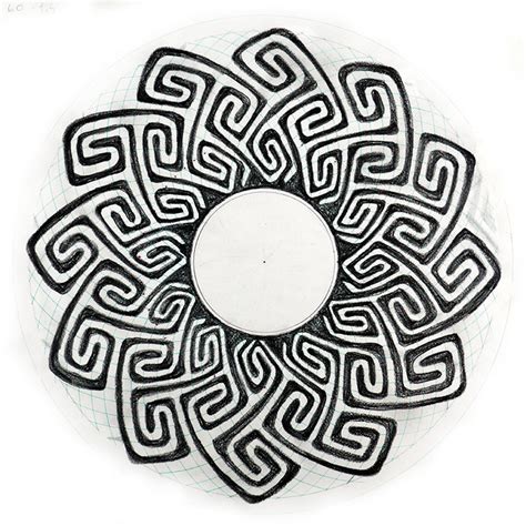 How To Make A Circular Grid For Celtic Key Patterns Julie Jao
