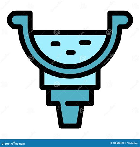 Rain Gutter Icon Color Outline Vector Stock Vector Illustration Of