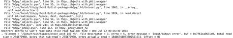 Kspace Data Read Issue Listatsnu